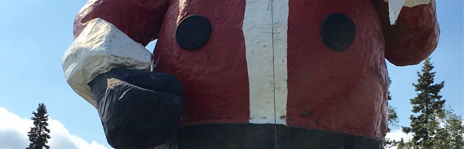 North Pole, Alaska... Christmas in July and well all year long...