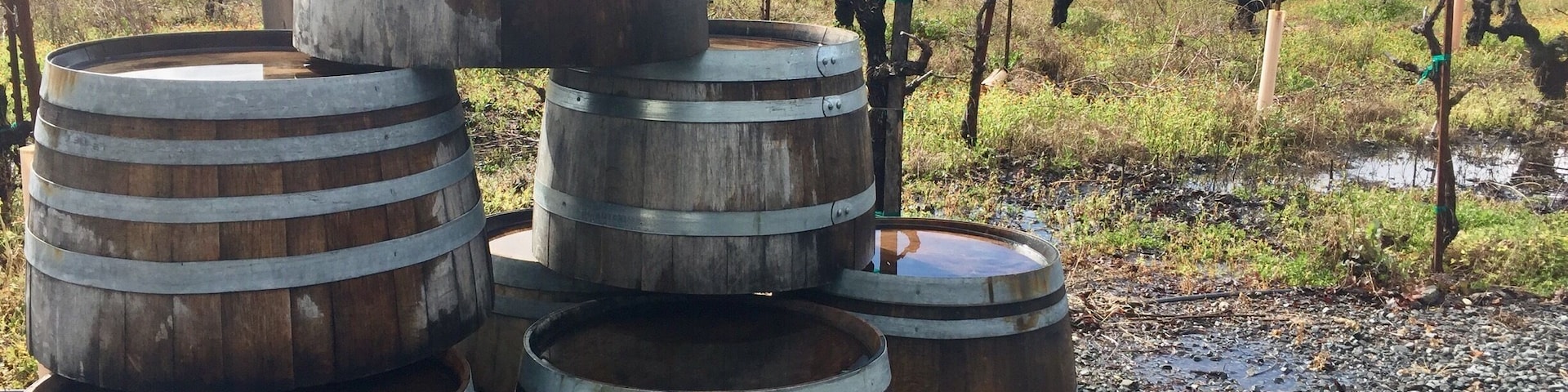 Half barrels for sale.