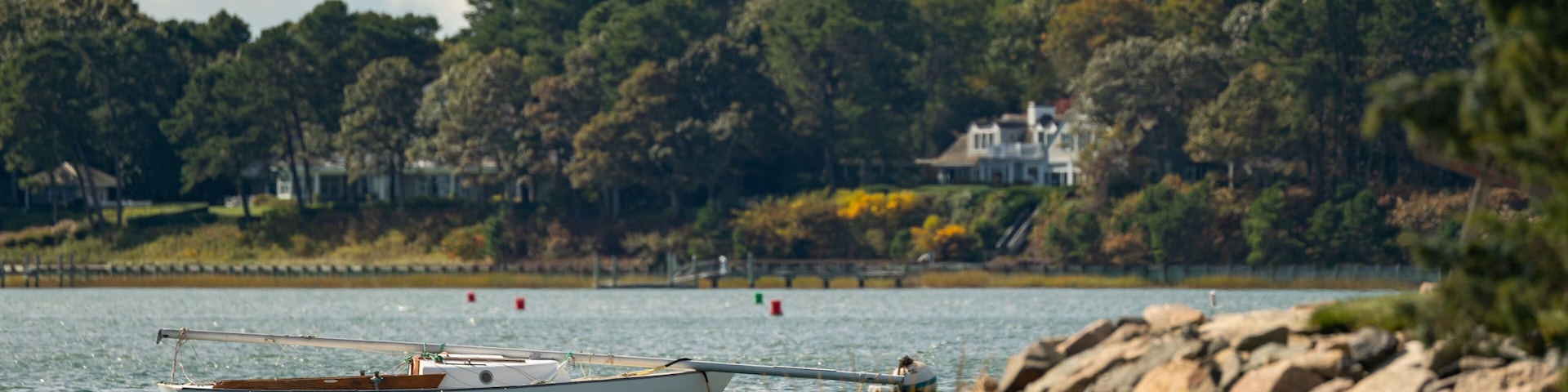 Osterville showing a bay or harbor