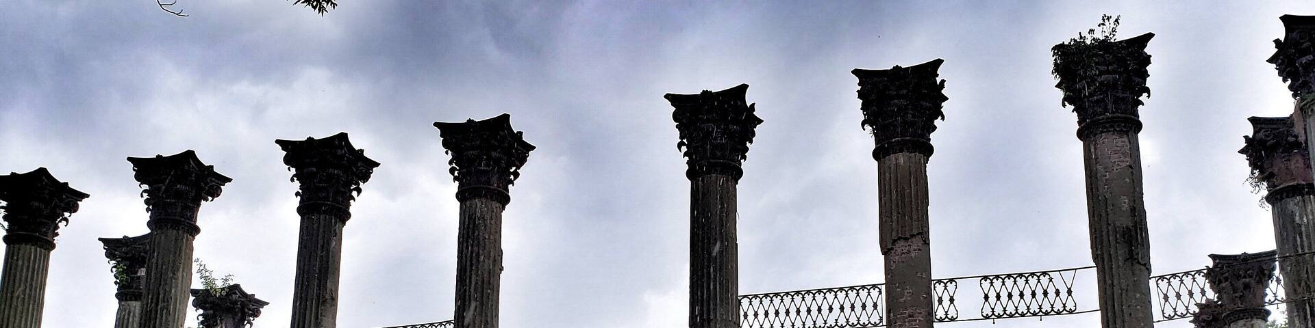 A little off the beaten path but pretty cool. Got there just before the storm started