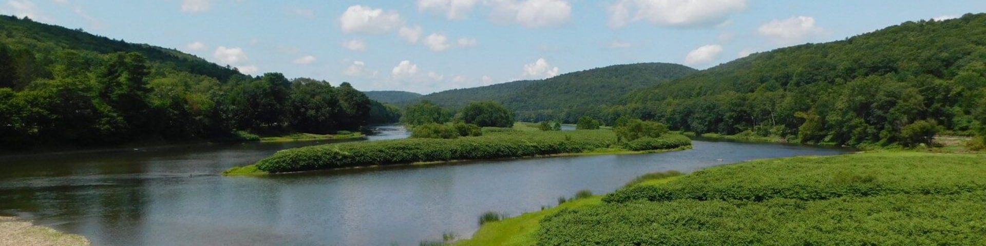 The Upper Delaware Water Gap- The Delaware River at Calicoon, NY.
#Adventure