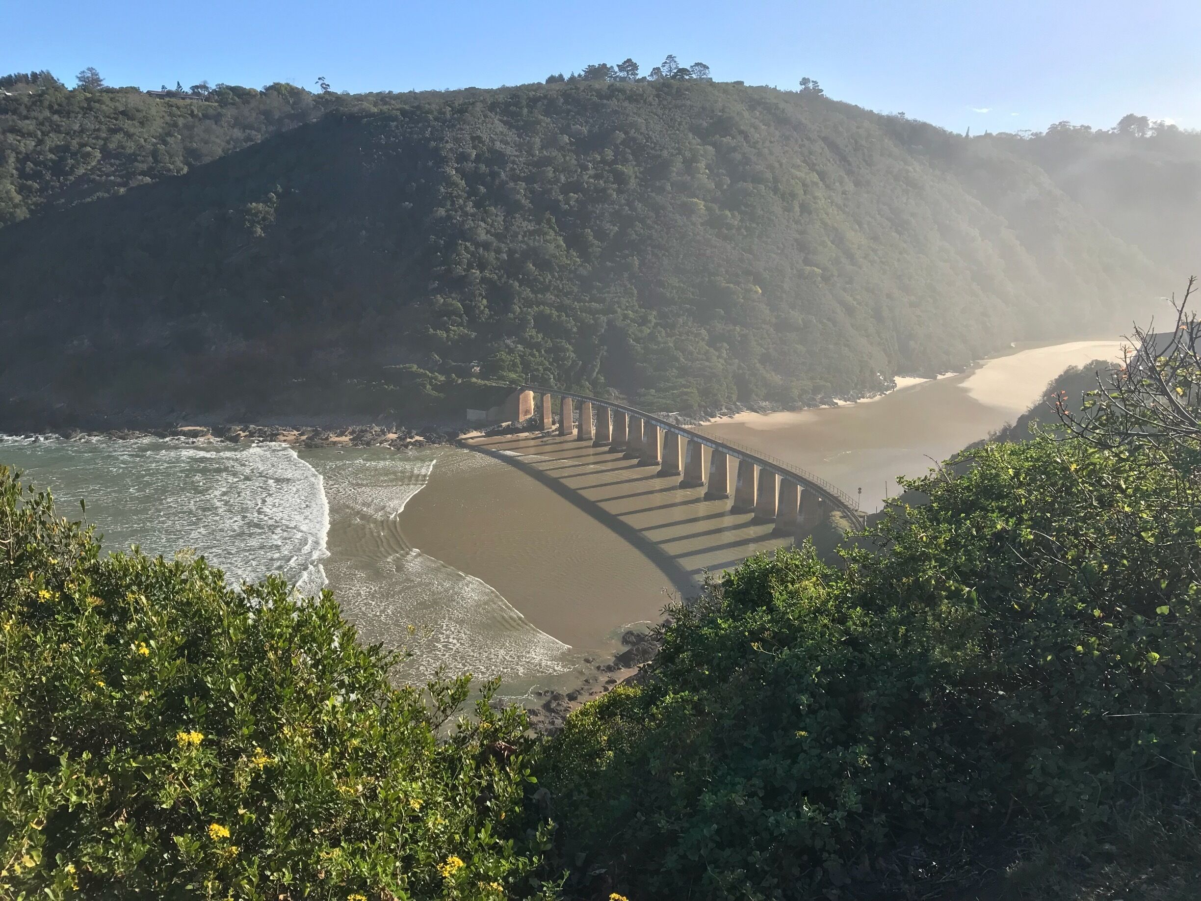 Kaaimans railway bridge and beach from Dolphin’s Point #LifeatExpedia