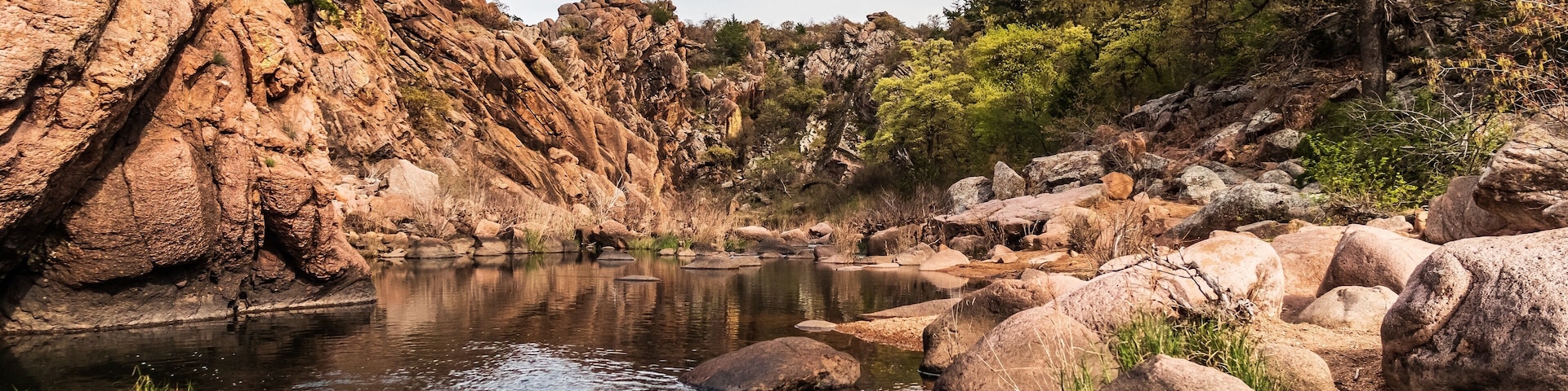 The Narrows. #hikes #hiking #oklahoma #wichita mountains