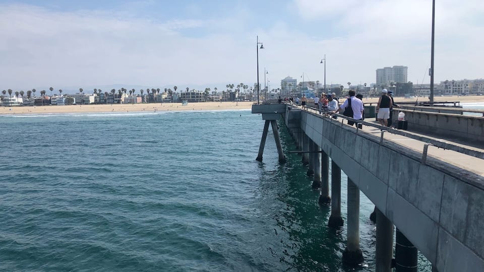 A view from the pier.