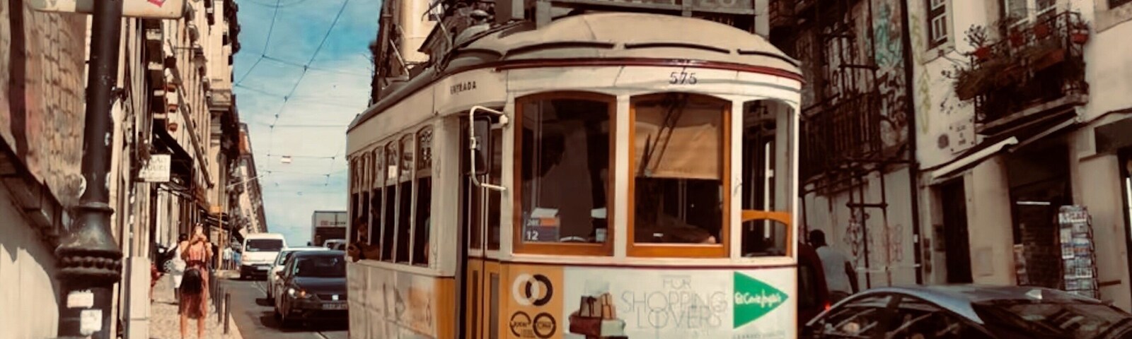 Tram 28 🚋
The Tram 28 in Lisbon takes you on a famous must-see route, since it passes by all the main attractions and neighborhoods of the city. The ride starts in Martim Moniz square, but I highly recommend getting on at any other stop, as the lines to get on the tram in Martim Moniz can get very long (and I’m talking 2 hours long). For example, I got on at a stop in front of the Basilica da Estrela, which is less touristy since it’s pretty far from the city center, and I only waited for the next available tram to arrive (about 20 minutes because it was not on time).
#tram28 #tram #tramride #publictransport #lisbon #lisboa #portugal