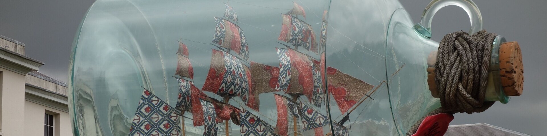 Big ship in a huge bottle !