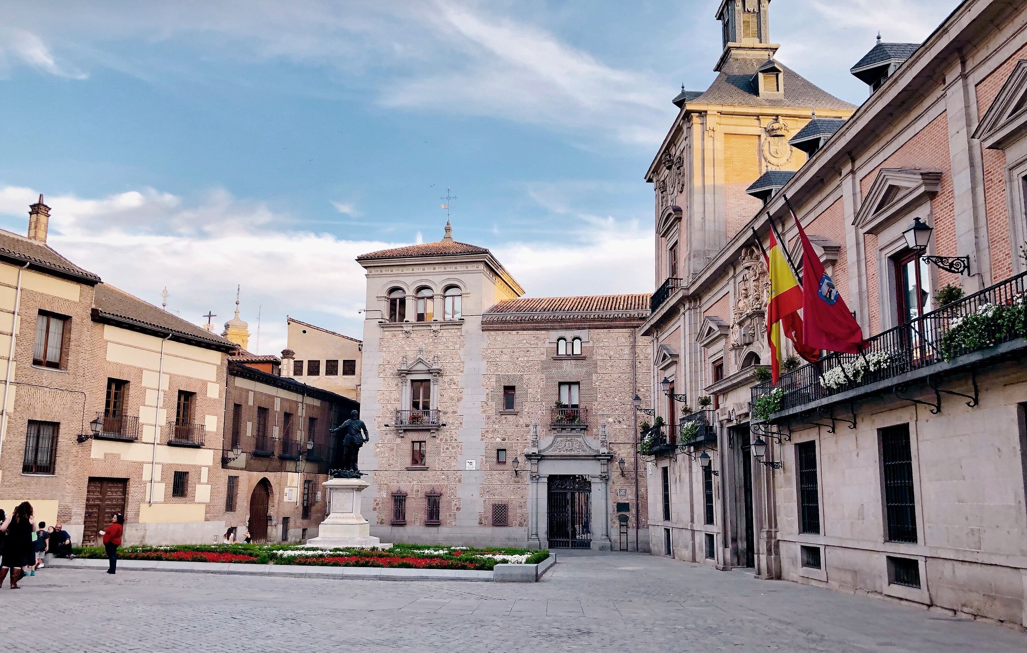 Prettiest little square in busy Madrid