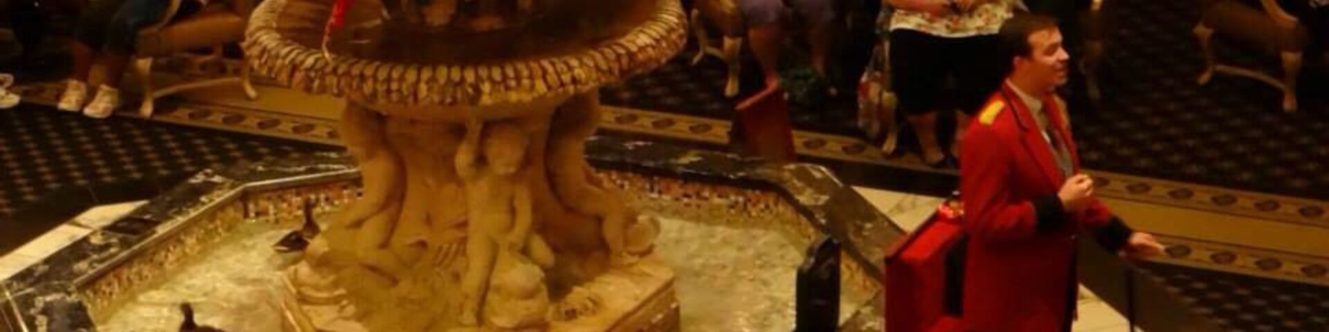 Two words: the ducks. These ducks march into the fountain in the middle of the hotel two times a day, swim around for a while, then march right back out and ride an elevator up to their suite. True story. I couldn't make that up. Peabody Hotel tradition.