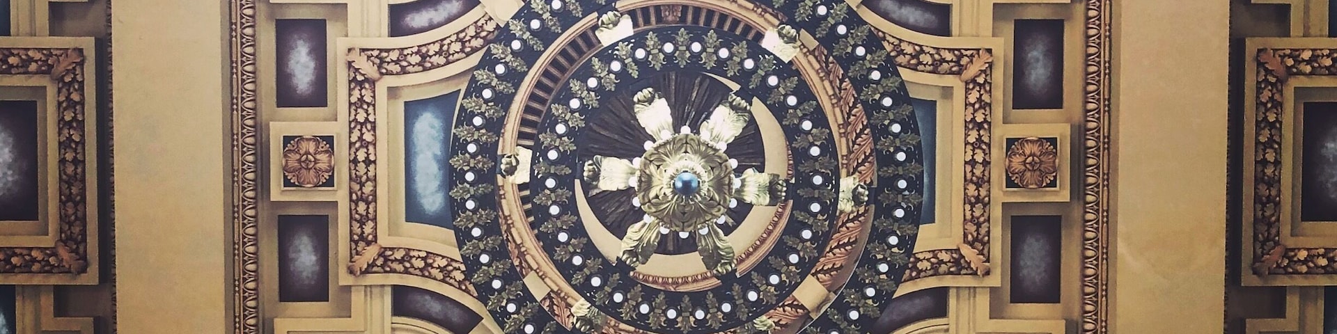 Ceiling at Kansas City’s Union Station...amazing!