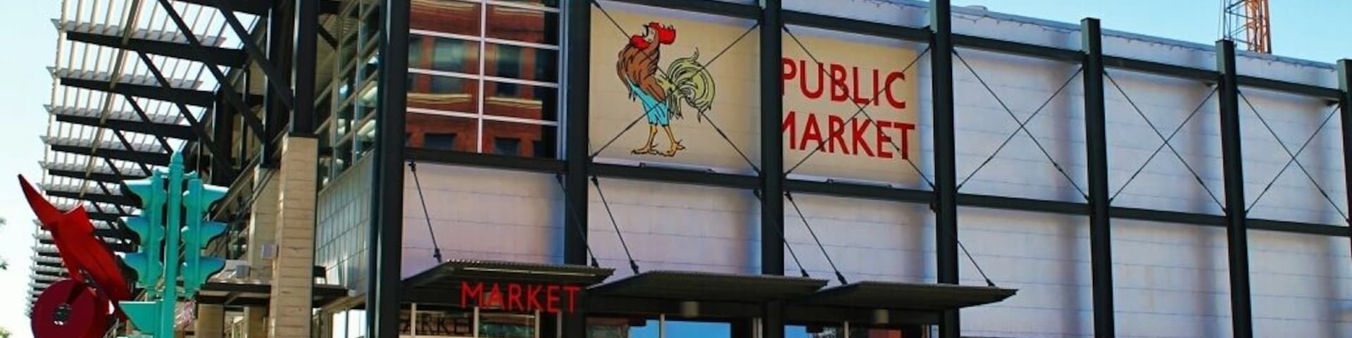 Located in trendy Third Ward, this place is like a mini Pikes Place Market. Grab a freshly squeezed juice and check out the artisan cheese booths, fresh produce and restaurants!