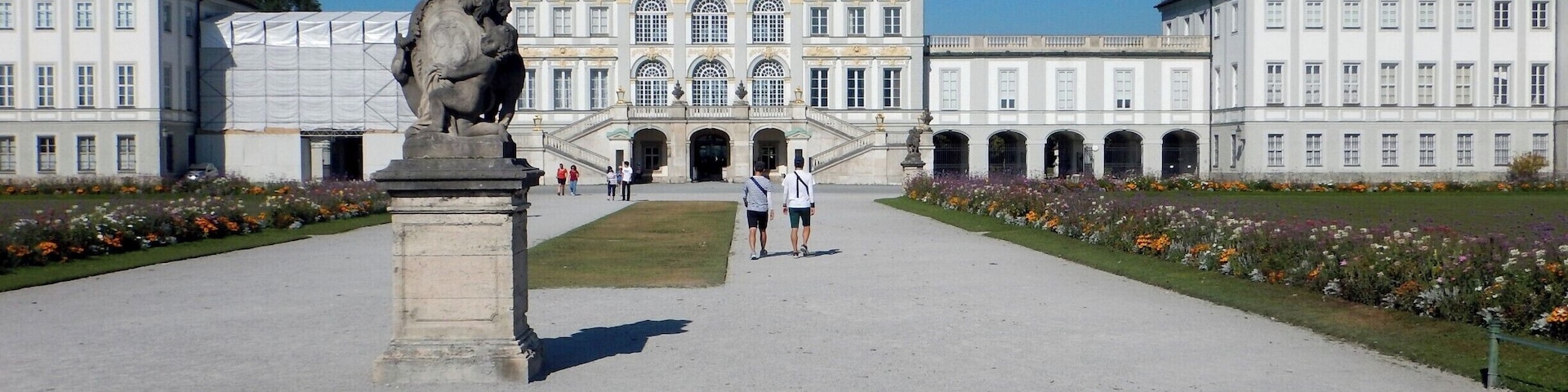 Outside the Munich city center, but well worth a visit. Easy to get to by tram. There are many things to explore, like the inside, the carriage museum, and the smaller houses in the huge garden.
