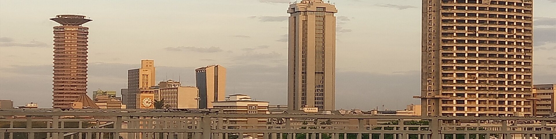 Part of Nairobi city landscape.