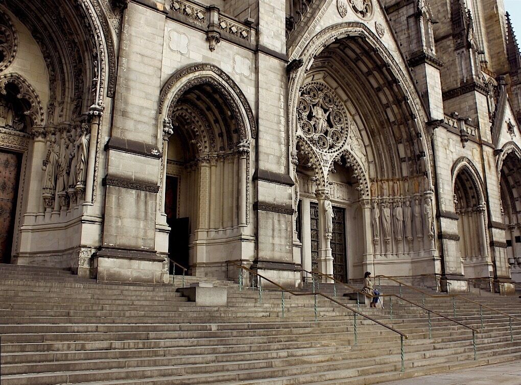Tucked into Amsterdam Avenue, the largest cathedral - take a luxurious stroll... #nyc #upperwestside #roadtrip #cathedrals #architecture