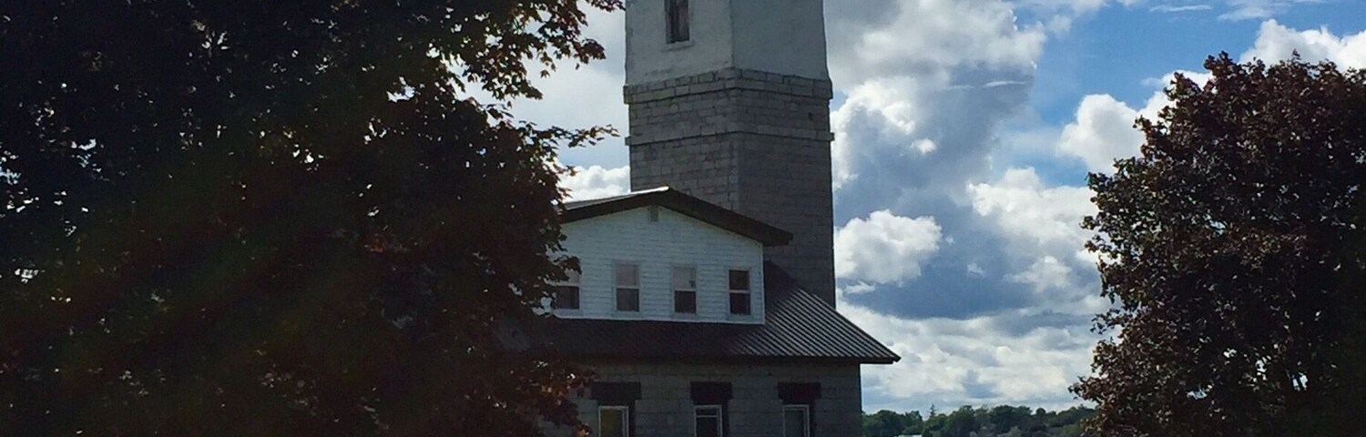 Lighthouse located where the Oswegatchie River and St Lawrence River connect. It is now a private residence.