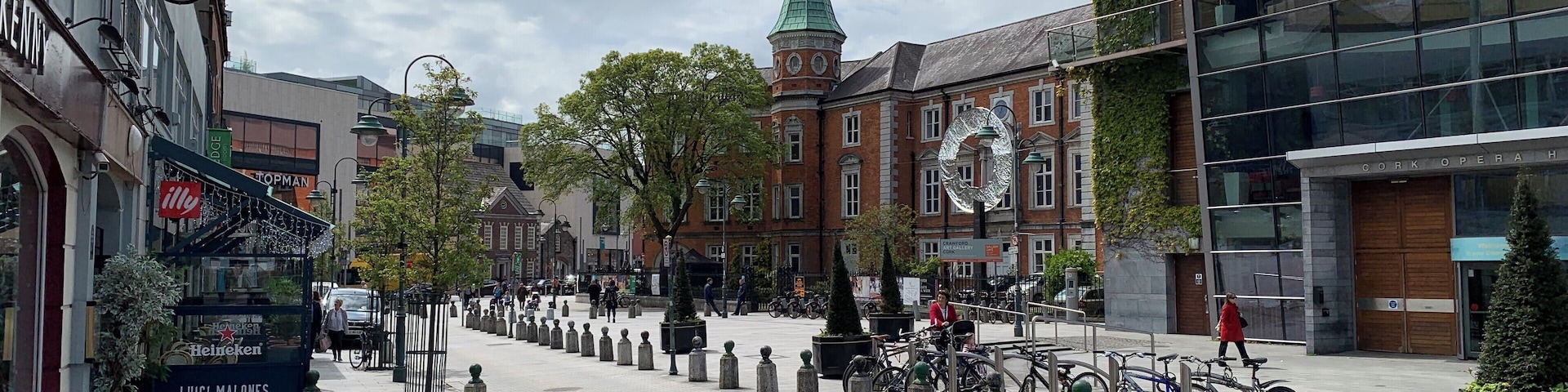 City center of Cork, Republic of Ireland