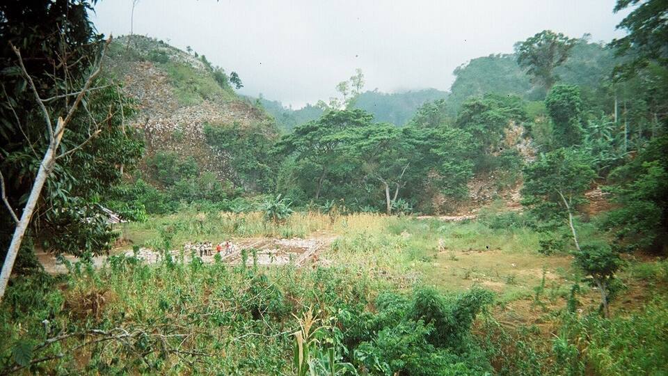 A Haitian village.