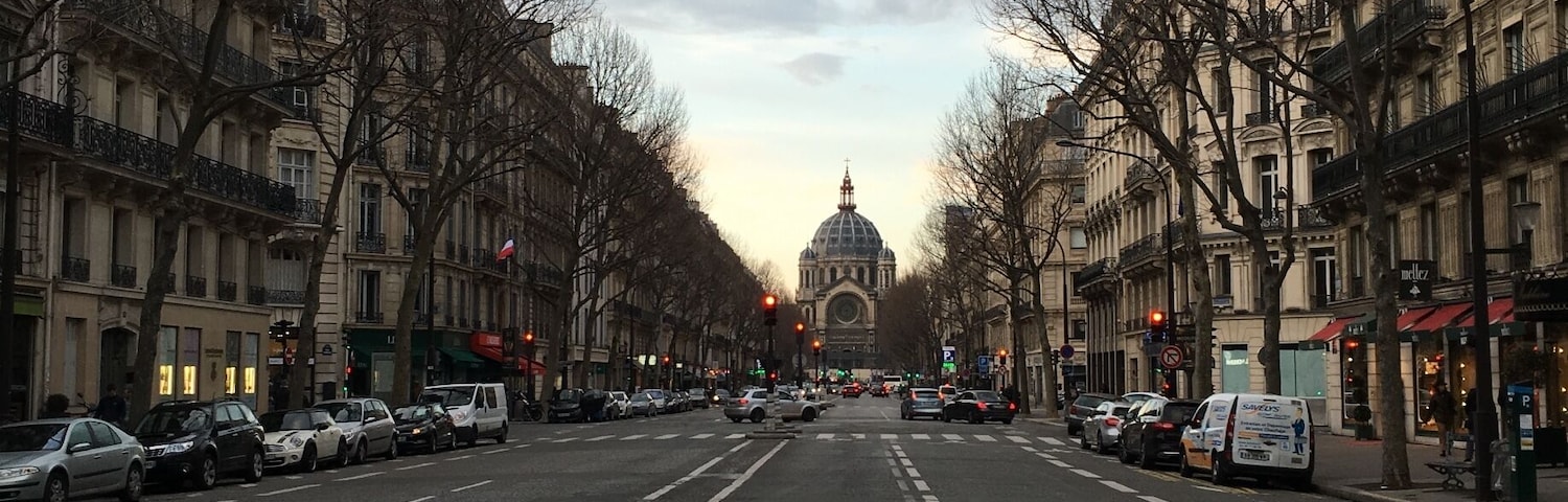 Beautiful view from Boulevard Malesherbes
