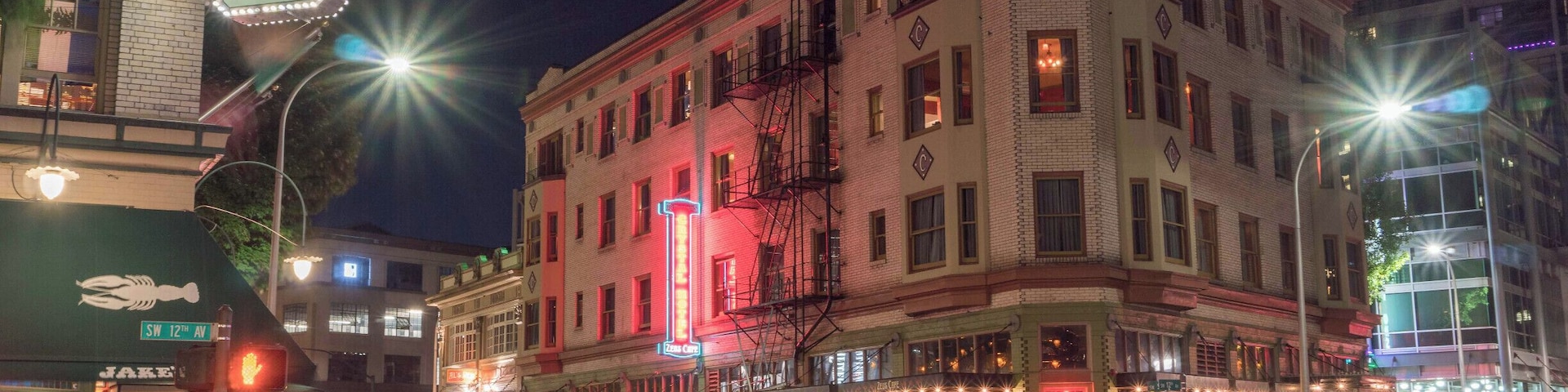 Just across the street from Powell's Books is the McMenamins Crystal Ballroom and Hotel. The McMenamin brothers have made it their life mission to save historic structures and turn them into unique restaurants and hotels. Stop here for handcrafted local brews and food.