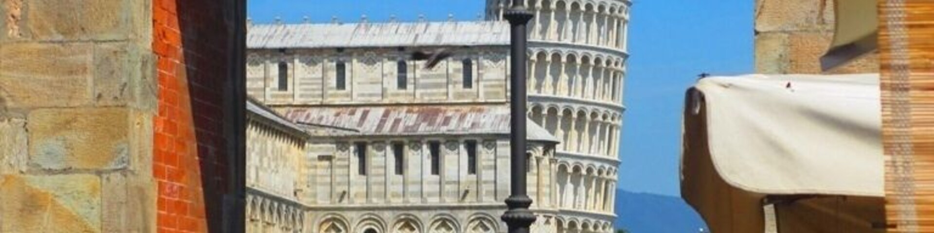 View of the Leaning Tower