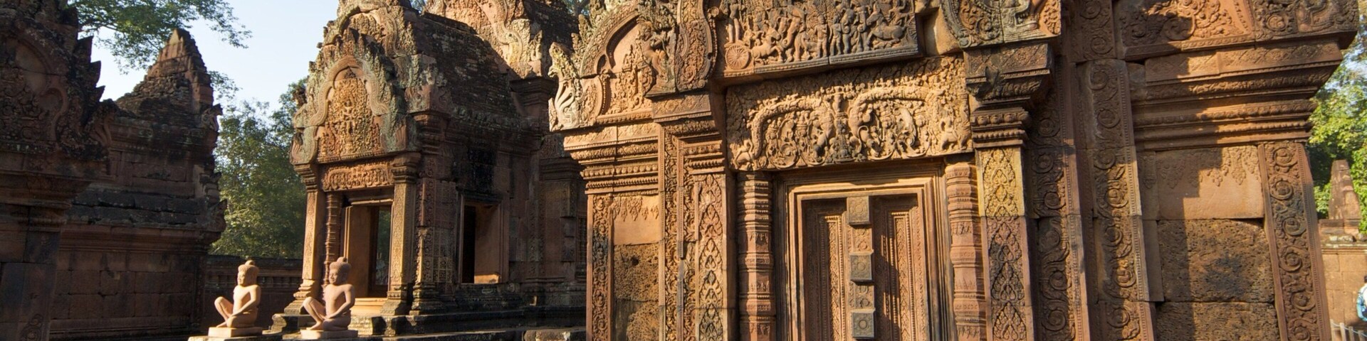 Cambodia featuring a temple or place of worship and a ruin