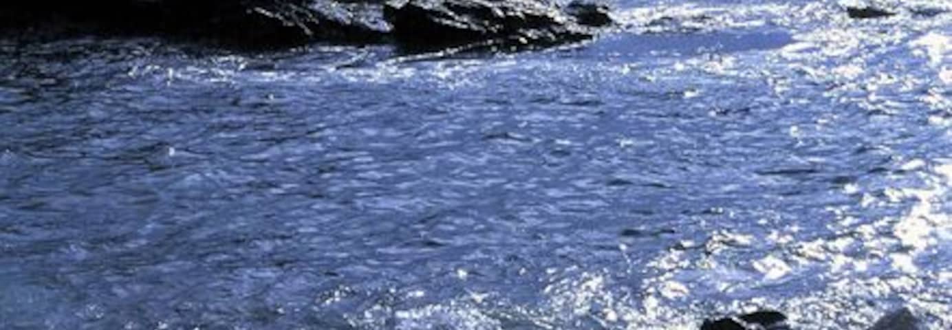 Looking out towards the Brisons From Priests Cove, Cape Cornwall.