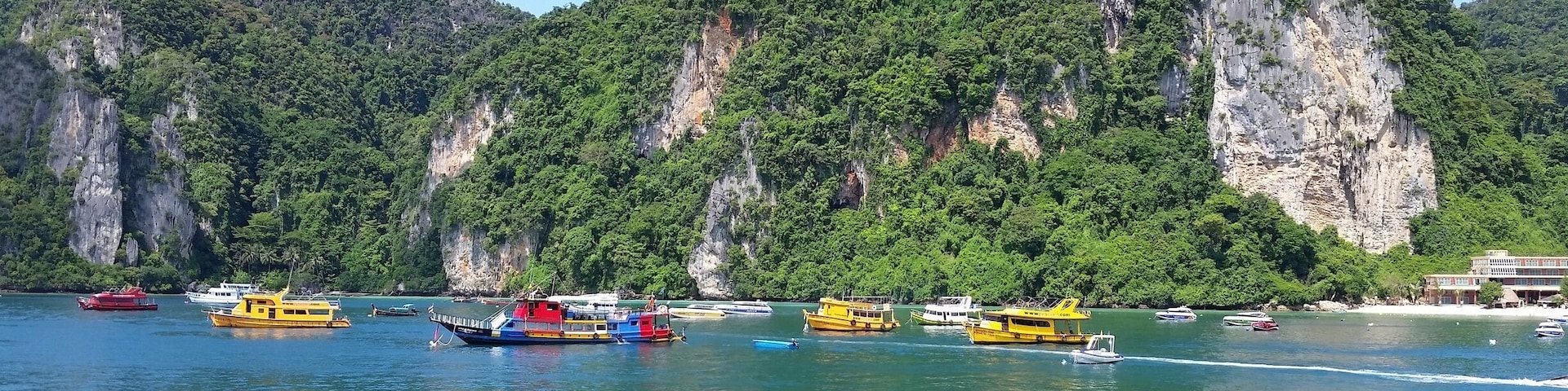 Arriving to Ko Phi Phi.  What a beautiful island!  Off to Phuket tomorrow.  Haha!
