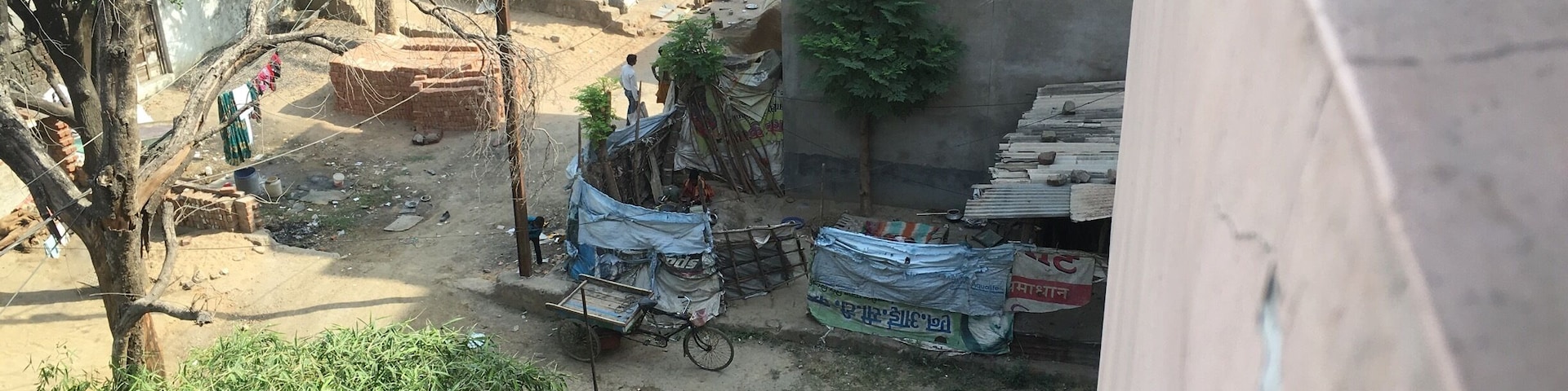 Many, many people in India live like this.