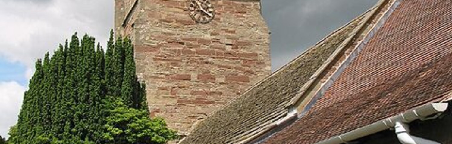 West tower of St Lawrence's parish church, Weston under Penyard, Herefordshire, seen from the southeast