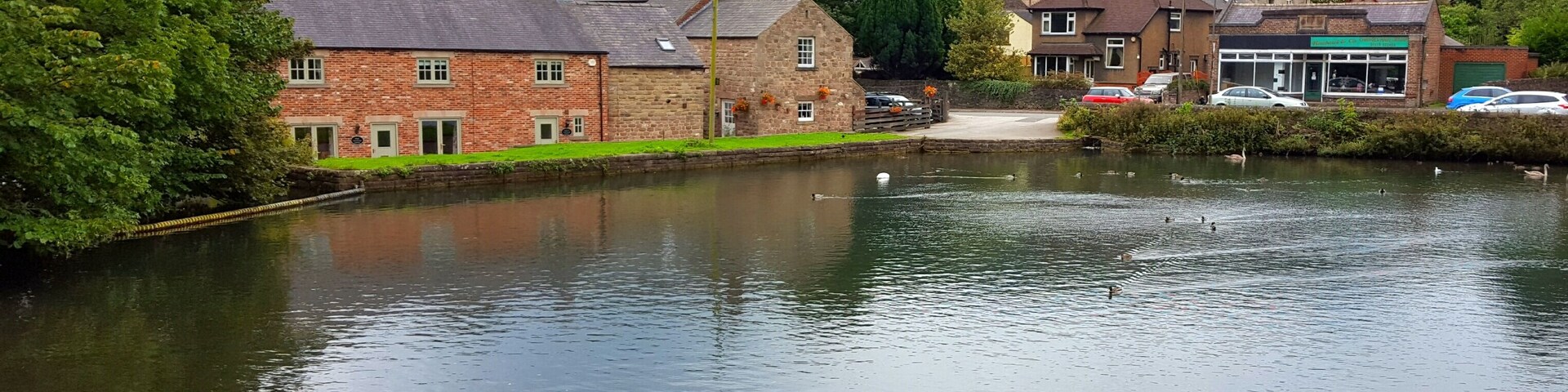 Cromford Mill Pond.