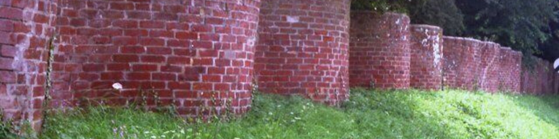 Crinkle crankle wall