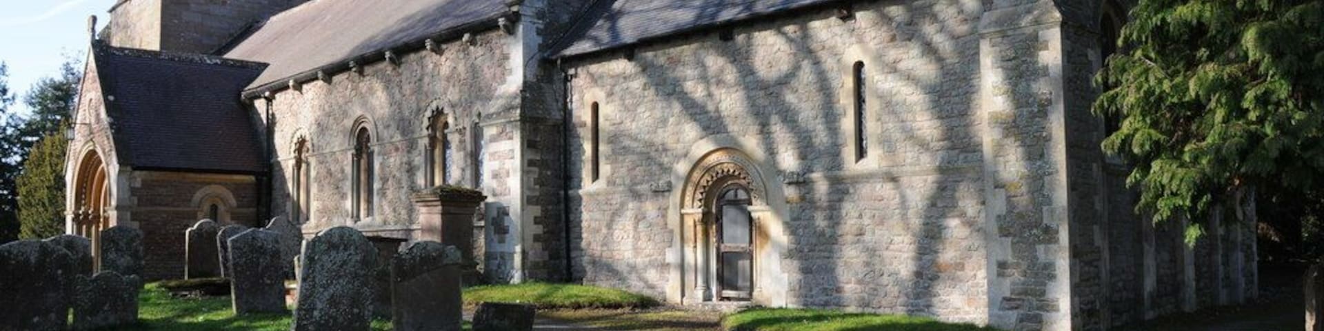 Parish church of St Mary the Virgin, Bishop's Frome, Herefordshire, seen from the southeast