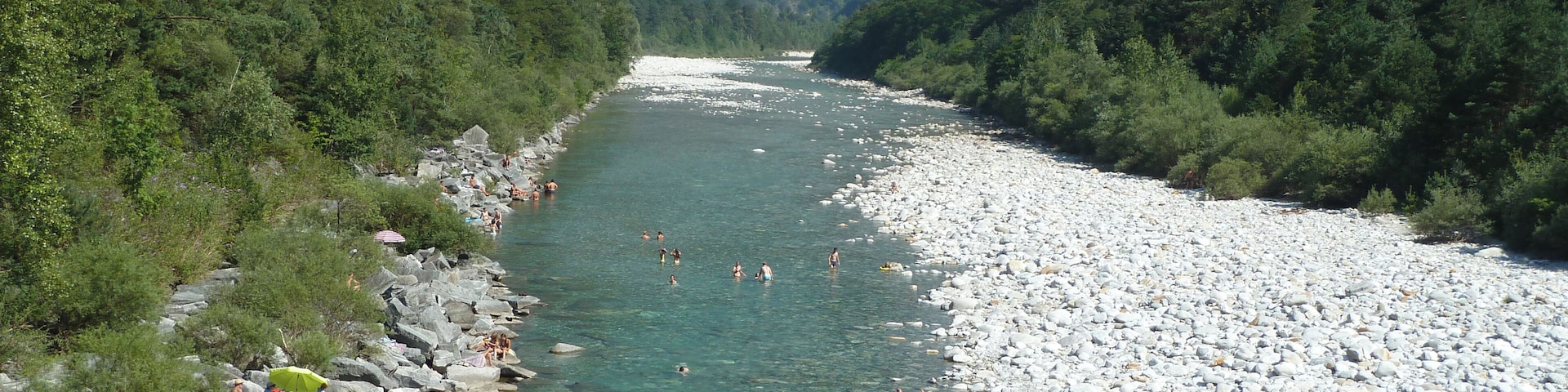 The river Maggia in Valle Maggia, Ticino, Switzerland.