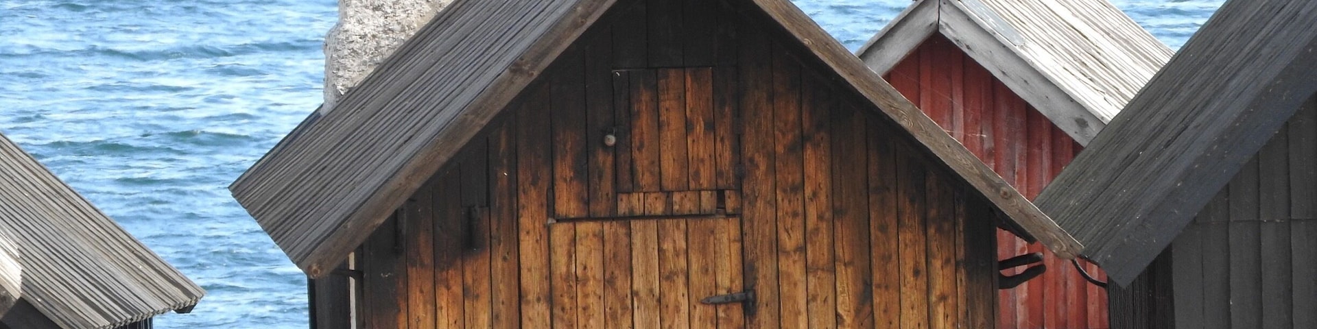 Small fishermans houses at Helgumannen’s, Fårö