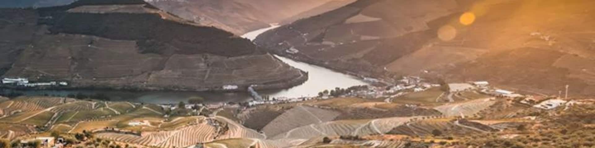 The magnificent Douro Valley, in Portugal, from Casal de Loivos belvedere