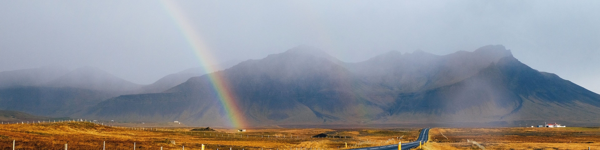#OnTheRoad from Kirkjufell to Reykjavik, we were granted with one rainbow after the other. This road trip on road #1 was the best ever and we would go back in a heartbeat!