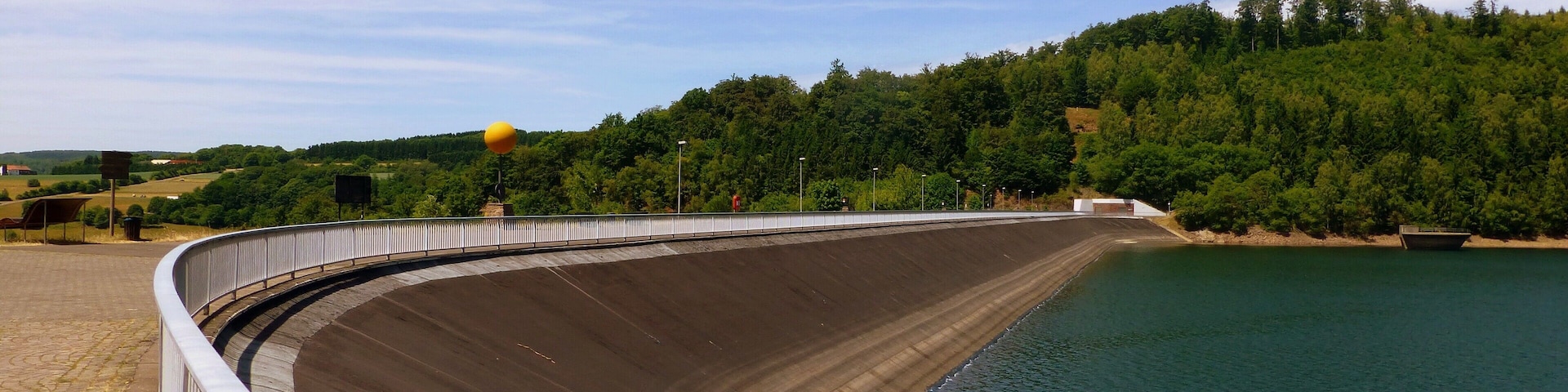 Nonnweiler – Dammkrone der Primstalsperre