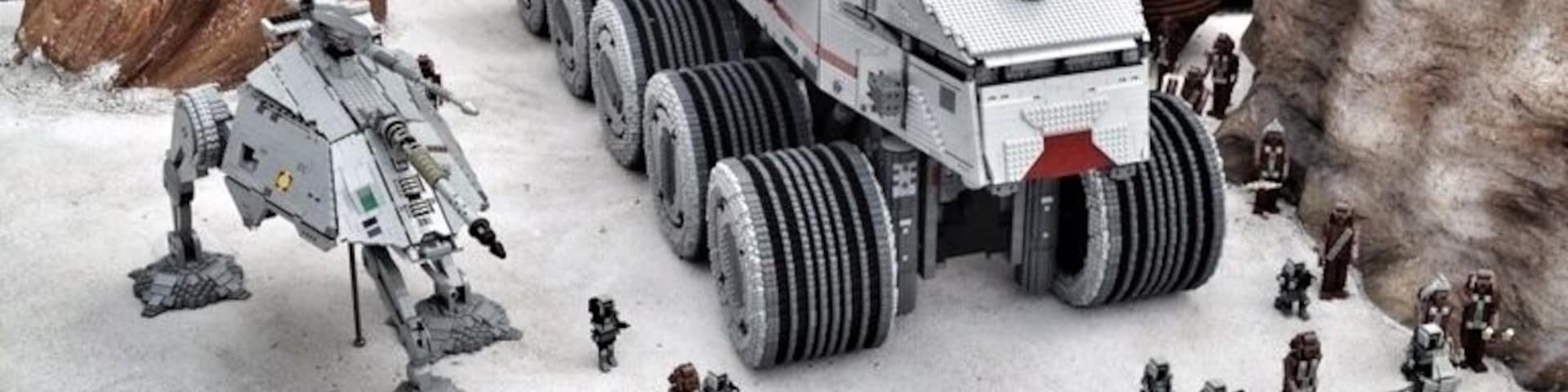 Battle of Kashyyyk, AT-AP and Turbo Tank, built with 10180 LEGO Bricks #KidsFun