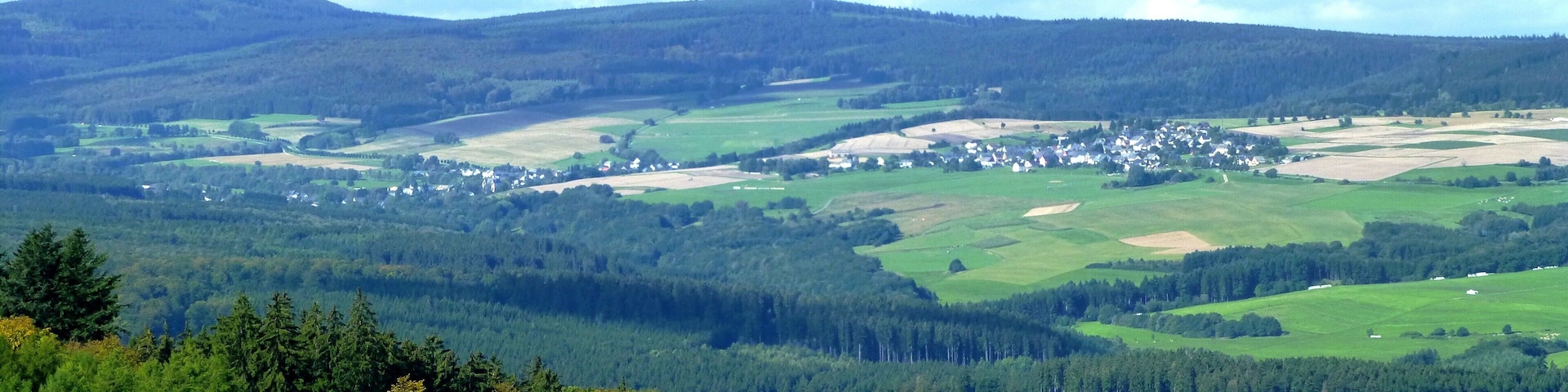 Allenbach und Wirschweiler – von der Wildenburg aus gesehen