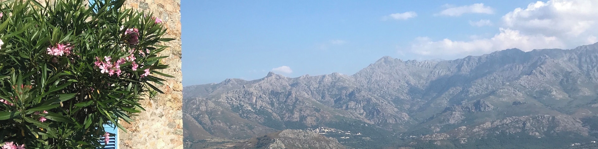 Beautiful authentic village in mountains