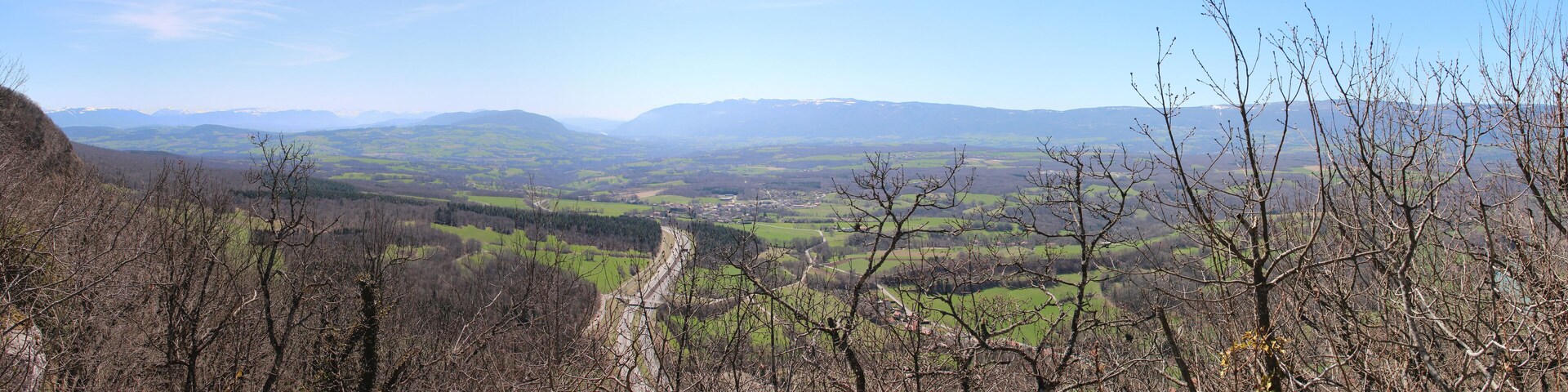Panoramic view from the Vuache