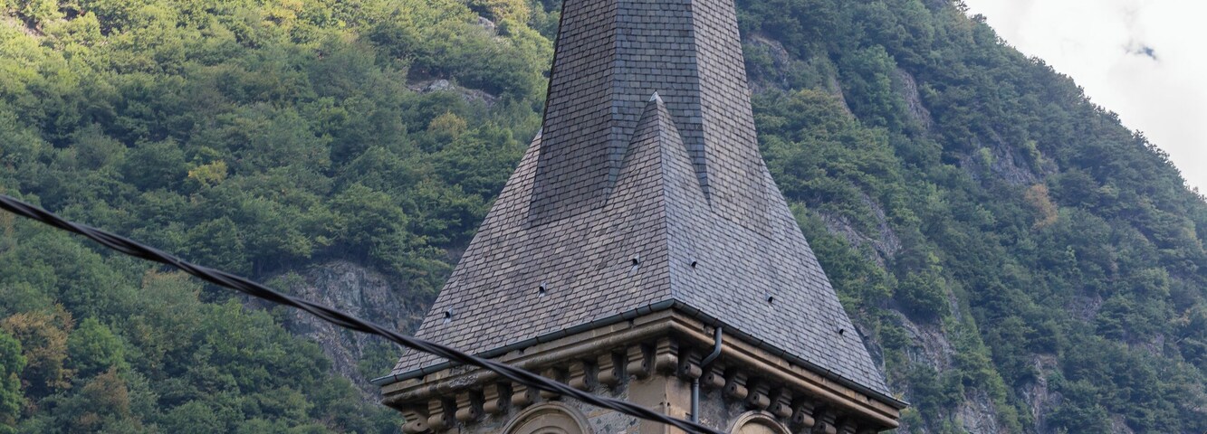 Français: Clocher de l'église Saint-Antoine de Livet-et-Gavet (France).