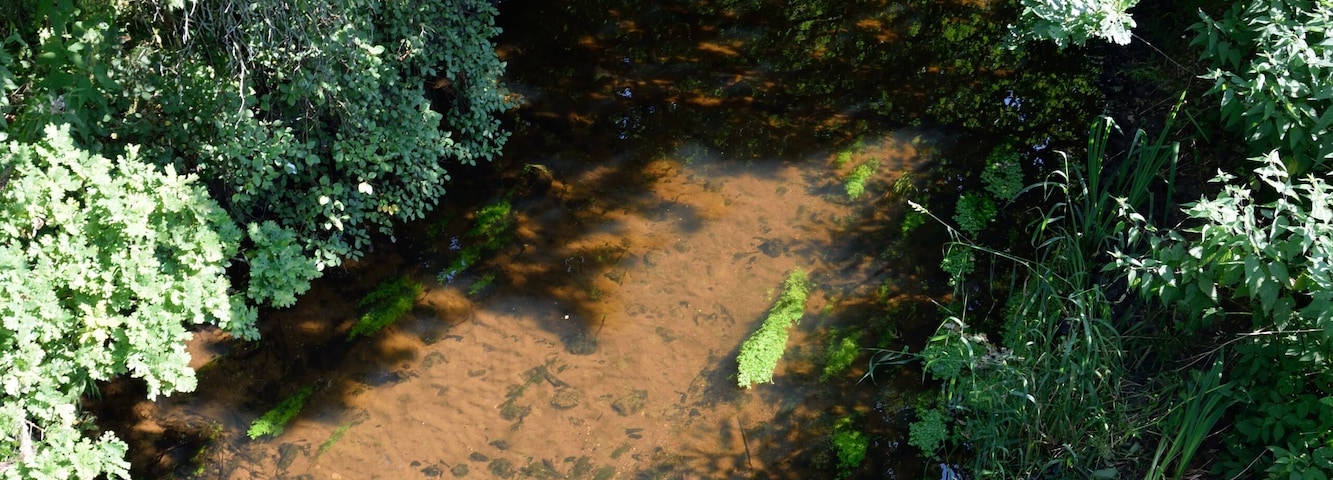 Fotos aus Brokstedt Die "Wiemersdorfer Au" in Brokstedt. Der Zusammenfluss von "Wiemersdorfer Au" und" Hardebek-Brokenlander Au" am Bahnhof Brokstedt bildet die "Brokstedter Au".
