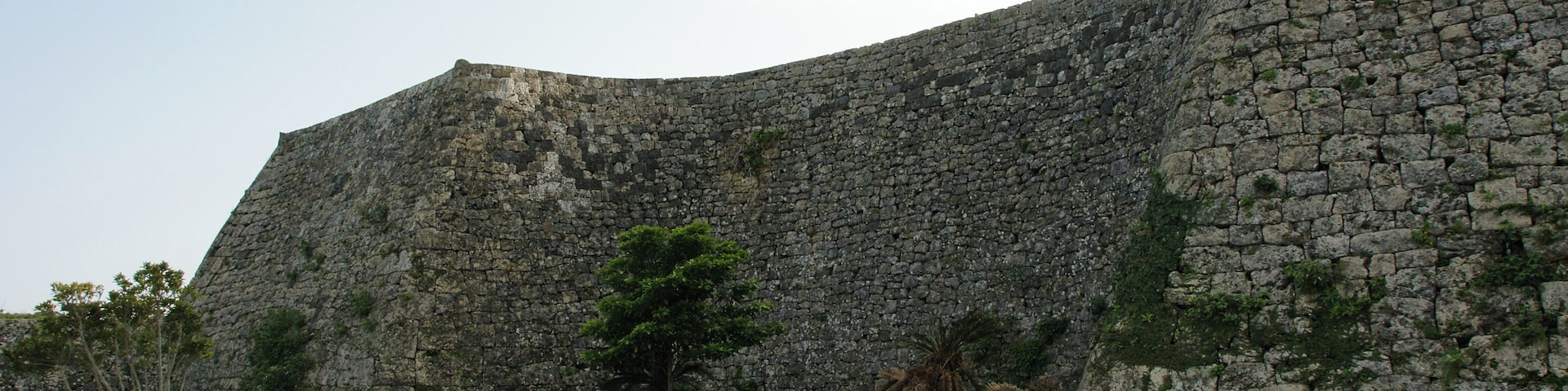 Nakagusuku Castle in Kitanakagusuku and Nakagusuku, Okinawa prefecture, Japan.