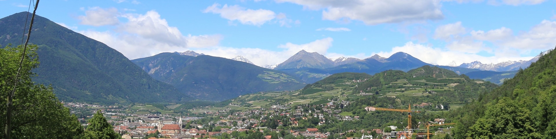Brixen, Südtirol: Blick von der Kirche Maria im Sand