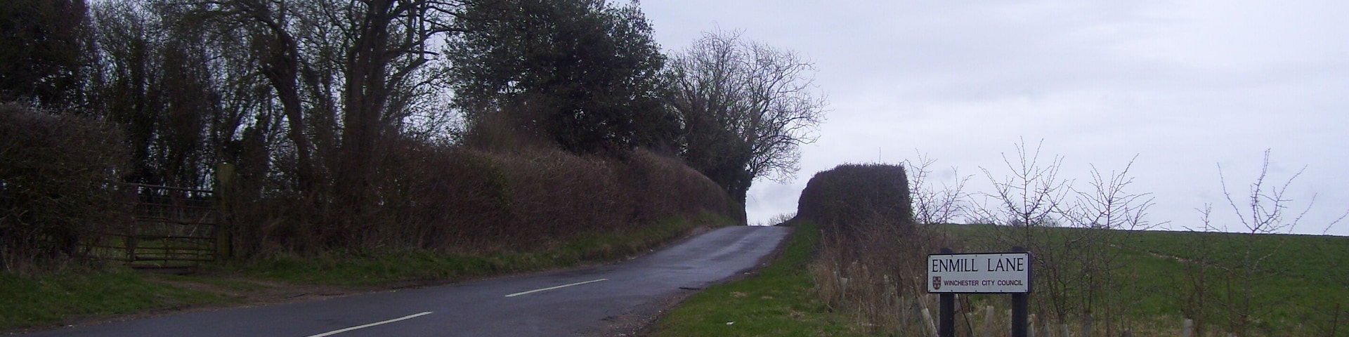 Enmill Lane The lane leads to the A3090