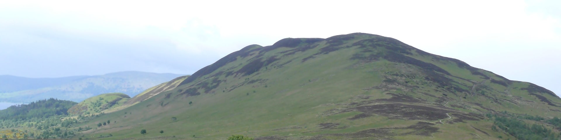 Conic Hill near Balmaha on the eastern shore of Loch Lomond, Scotland.