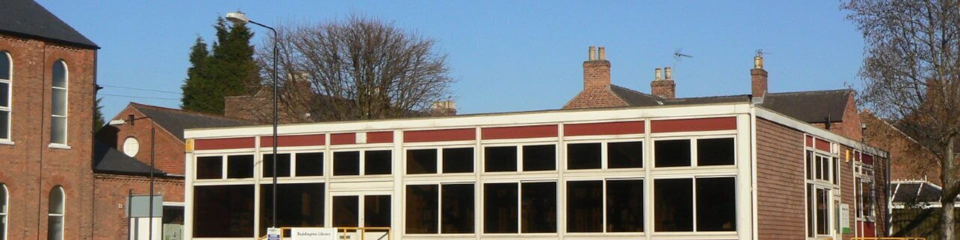 Ruddington Library An example of the CLASP modular building system which was widely used in Nottinghamshire.