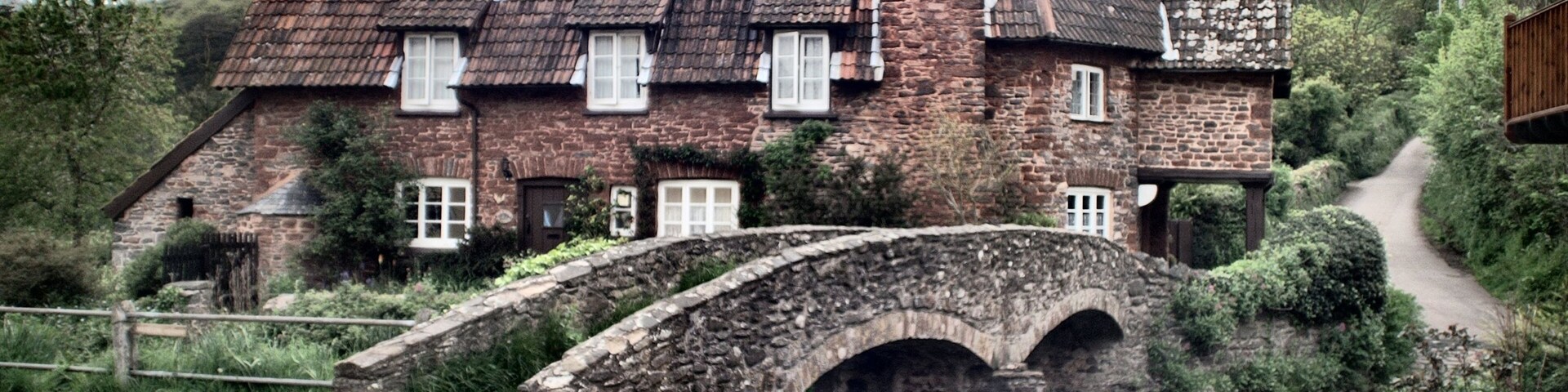 The packhorse bridge Allerford