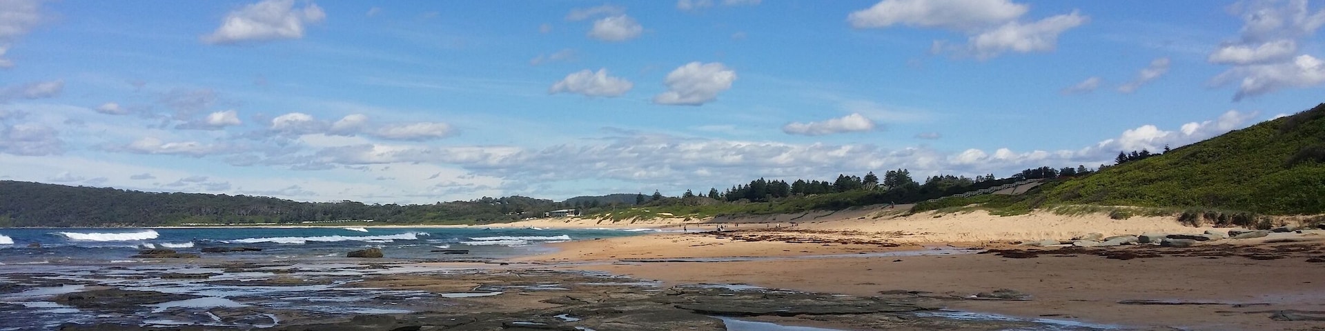 North Shelly Beach, Central Coast NSW looking south along coast.