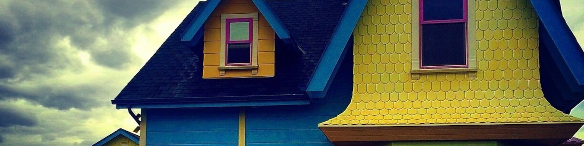 This is a replica of the house from UP, it is full sized and livable haha!